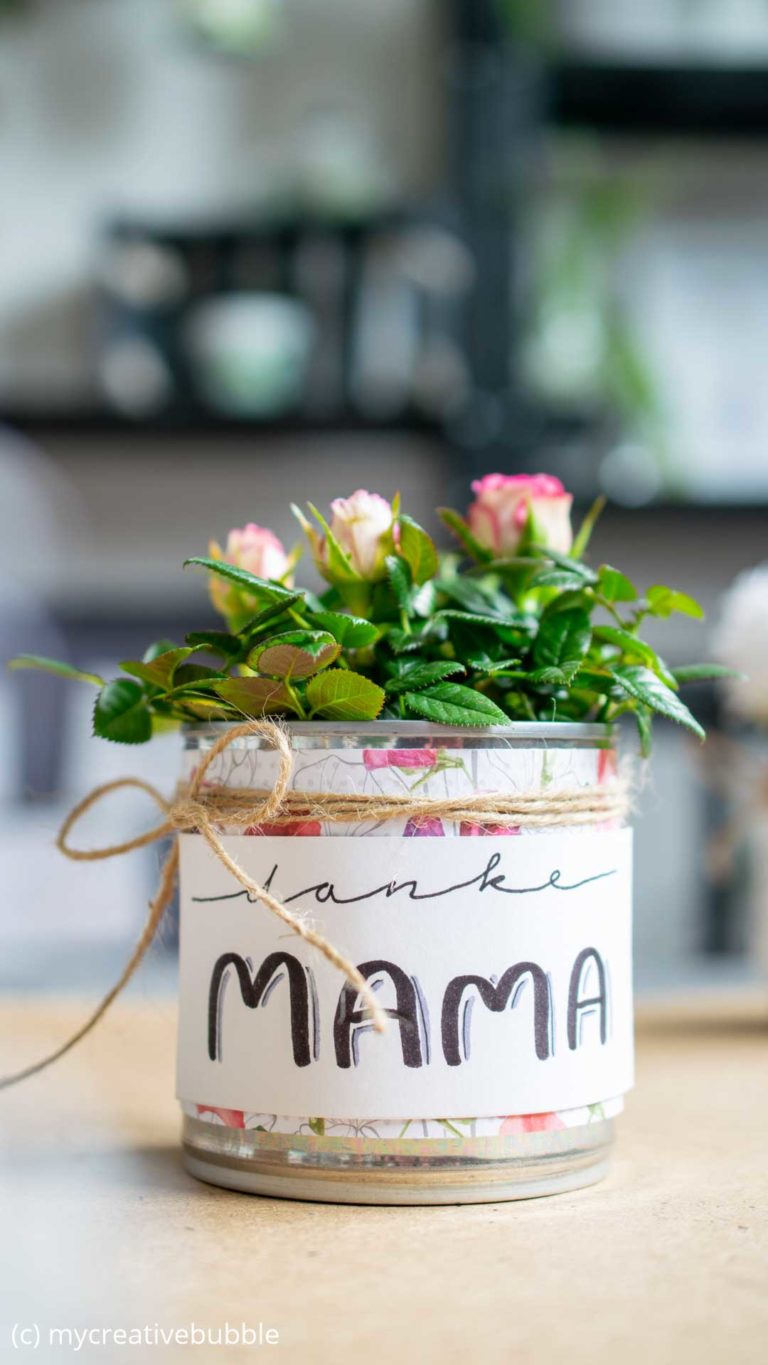 DIY Geschenk Muttertag: 5 schnelle Ideen zum nachbasteln - Schenke Kreativ